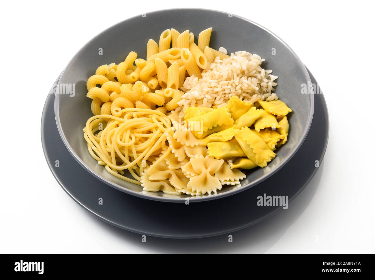 original italian pasta mix Stock Photo - Alamy