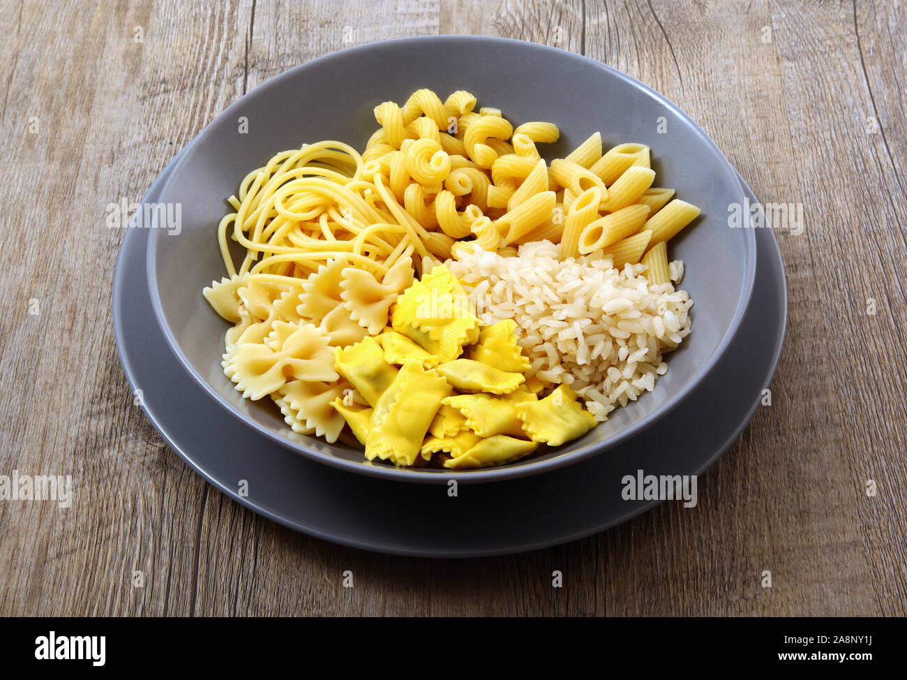 original italian pasta mix Stock Photo - Alamy