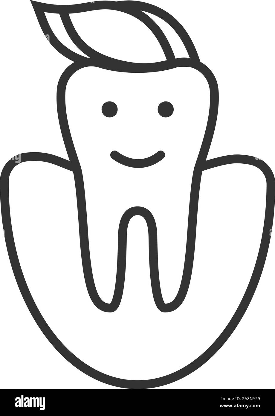 Children clean tooth Black and White Stock Photos & Images - Alamy