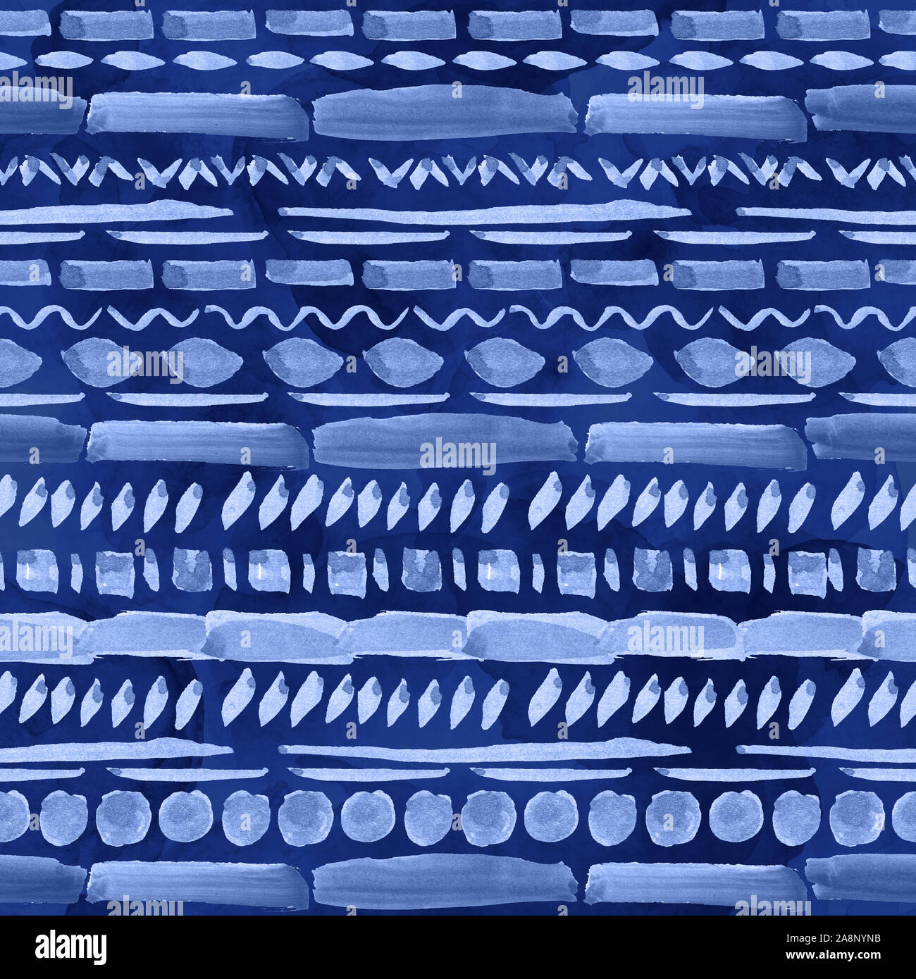 Abstract pattern stripes deep blue watercolour textures . Watercolor ...