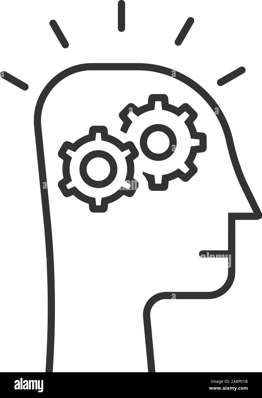 Creative thinking leadership idea Black and White Stock Photos & Images ...