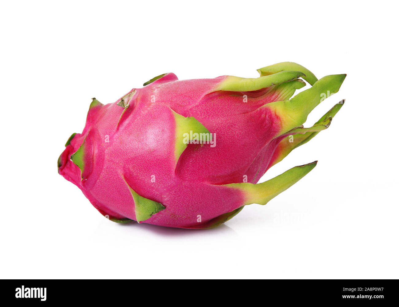 fresh red pitaya on white background Stock Photo - Alamy