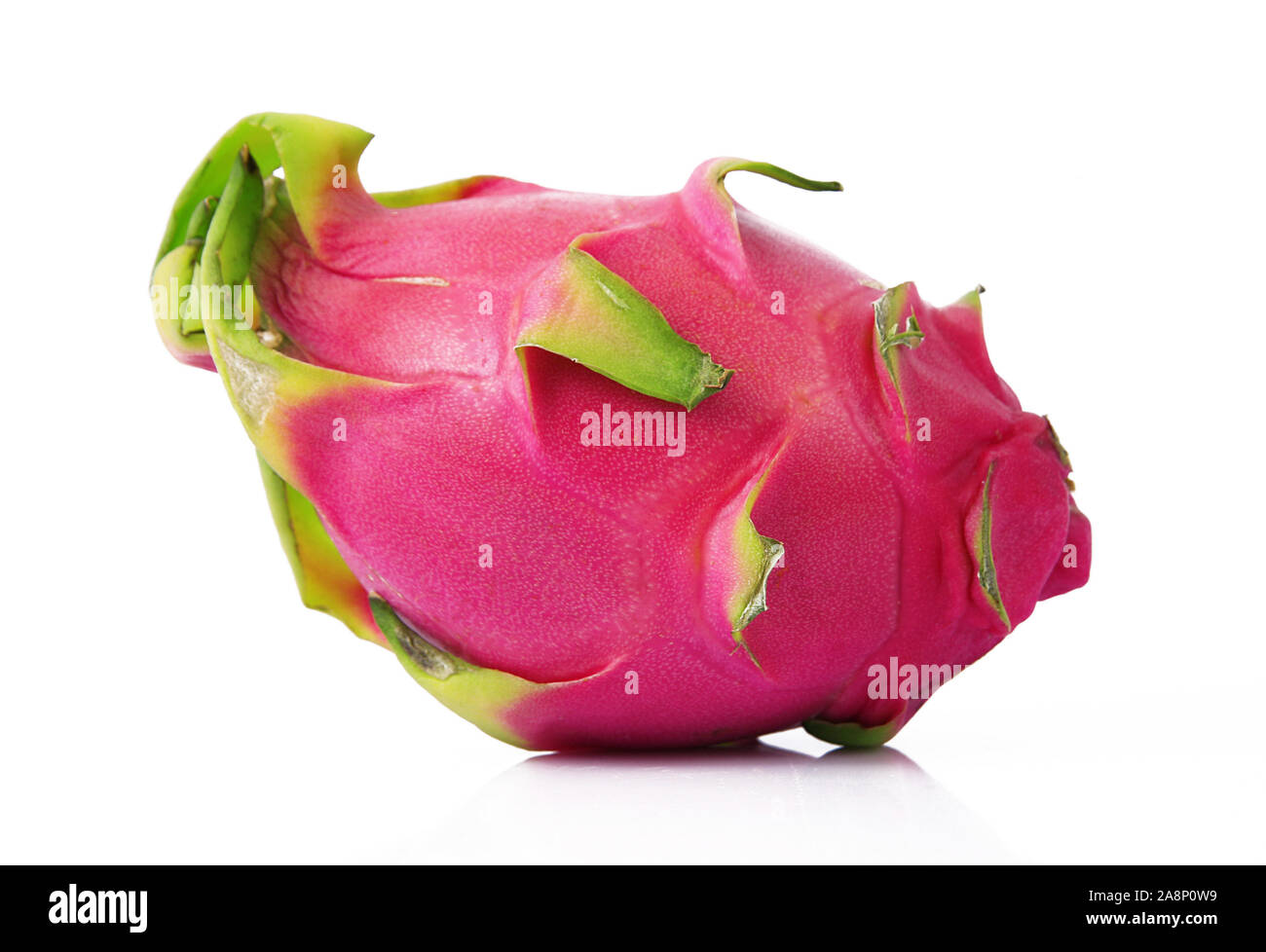 fresh red pitaya on white background Stock Photo - Alamy