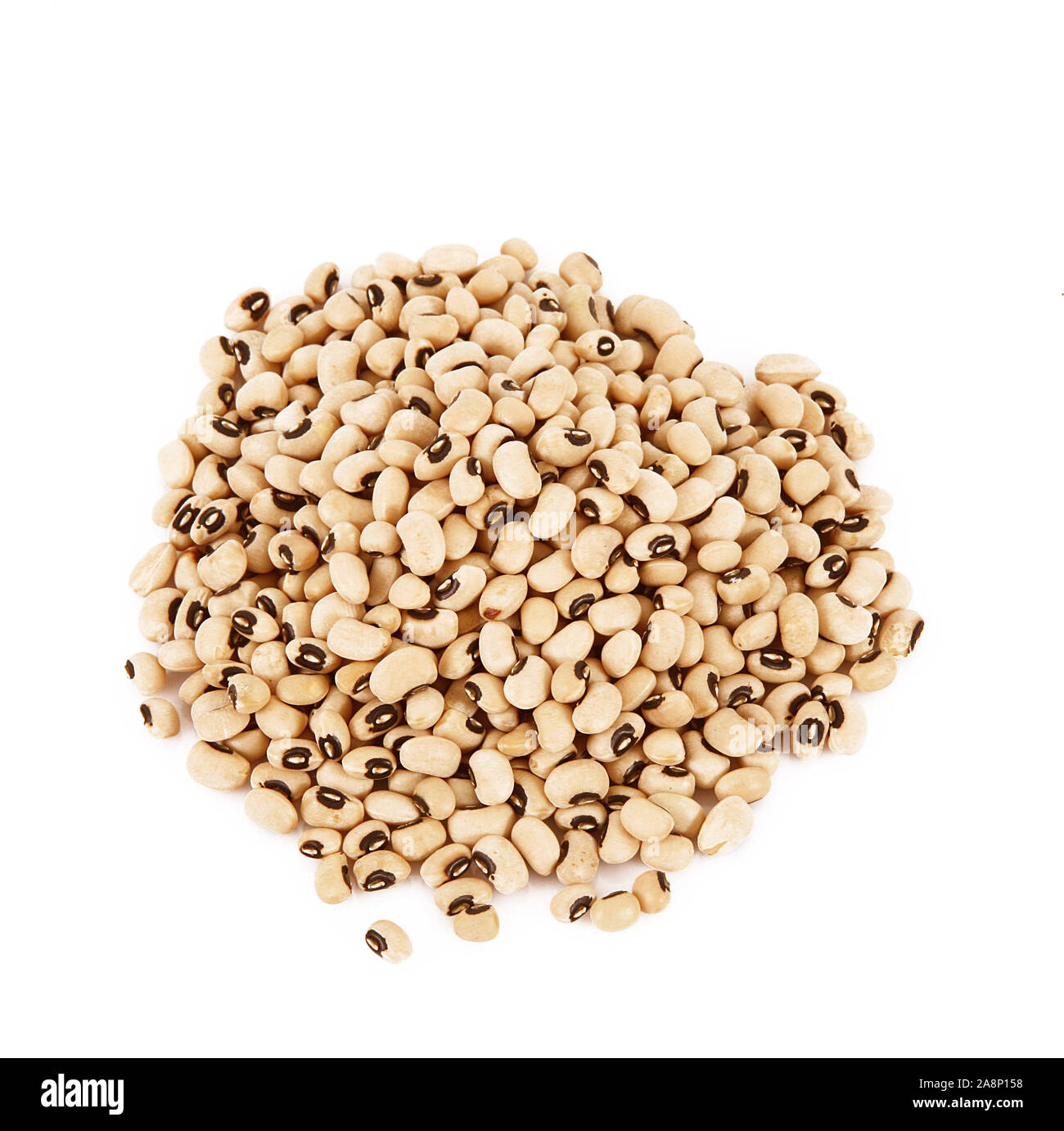 dry beans on white background Stock Photo - Alamy
