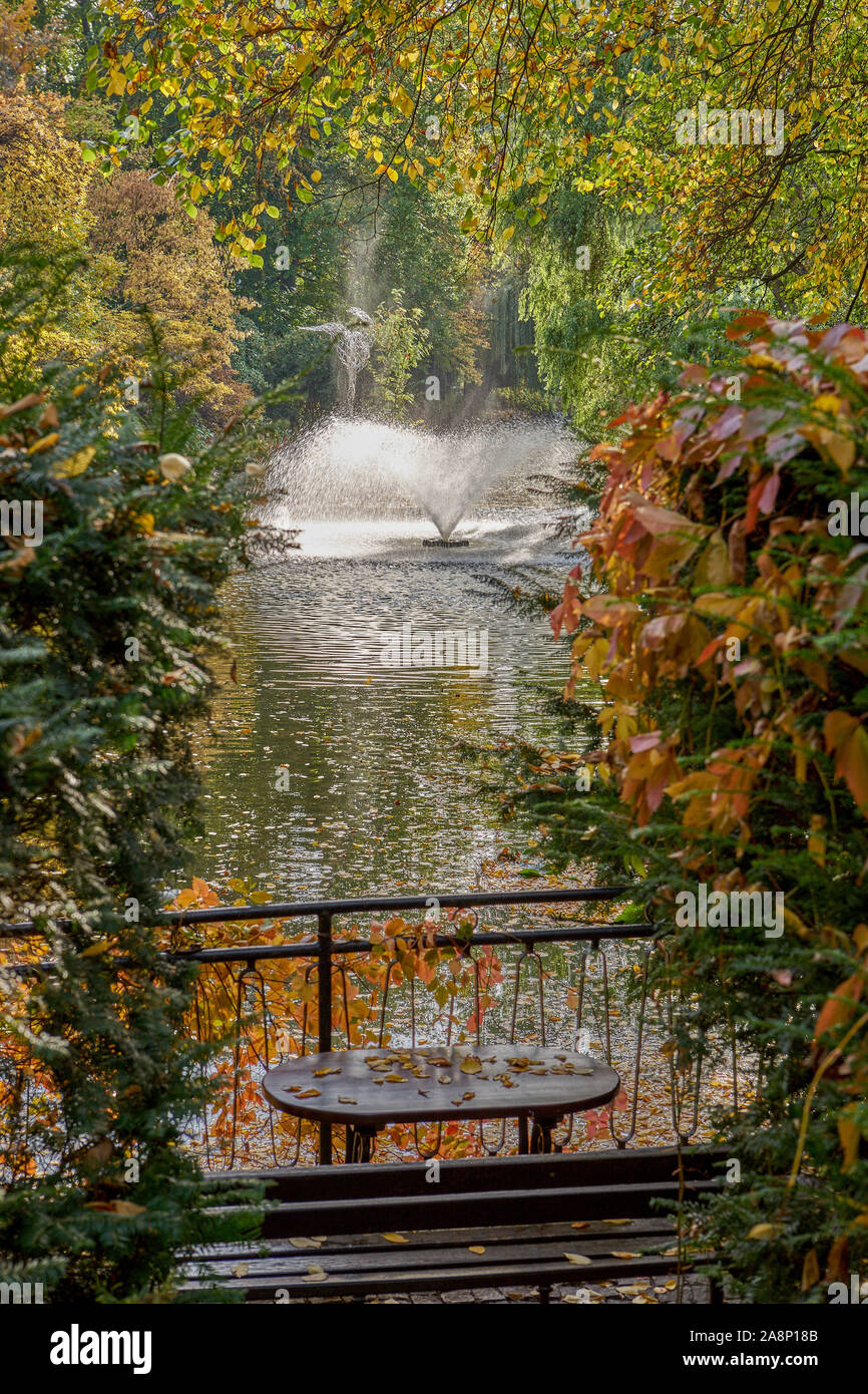 Botanical Gardens of Wroclaw in autumn Stock Photo - Alamy