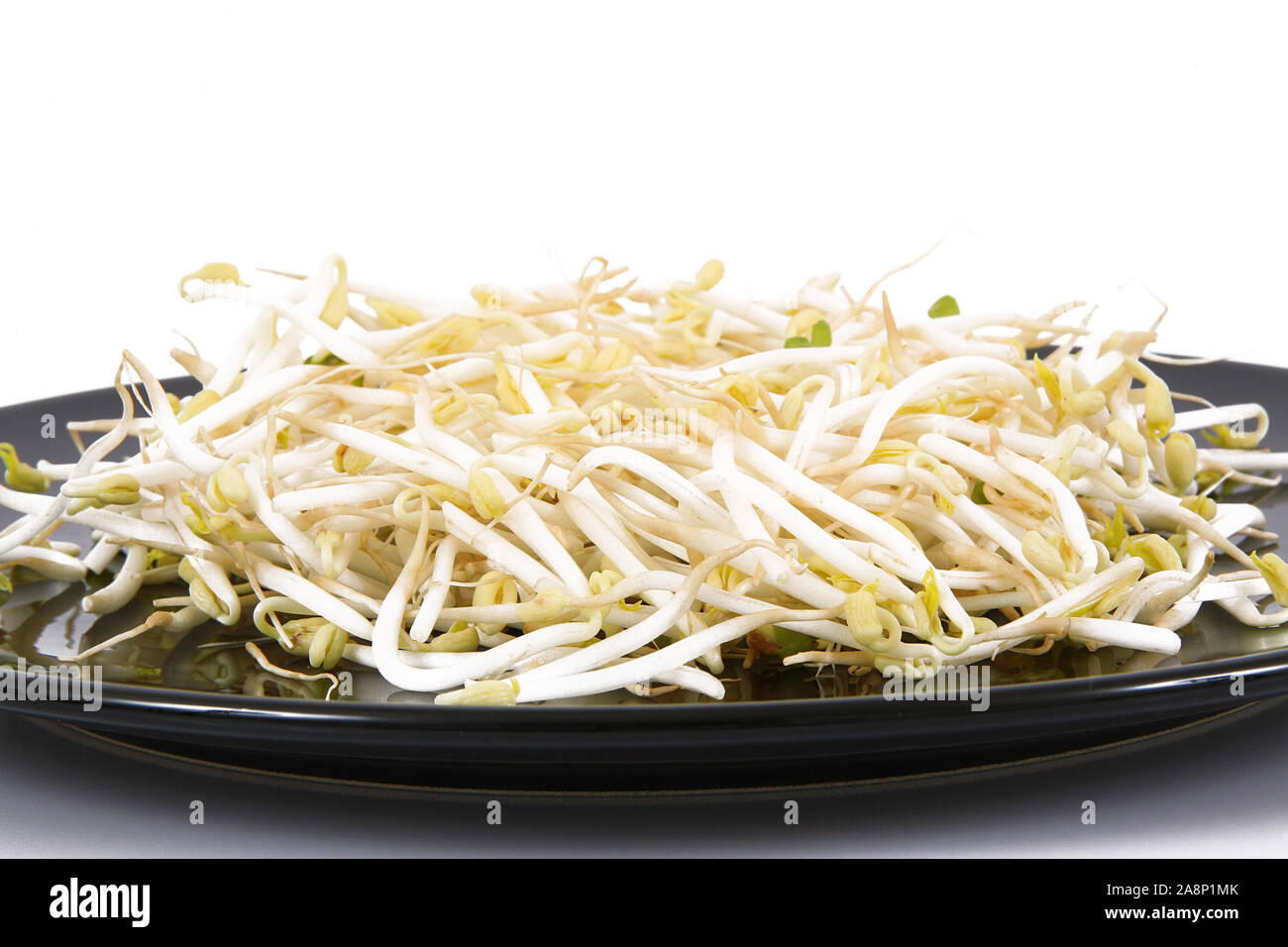 fresh soy dish on white background Stock Photo - Alamy