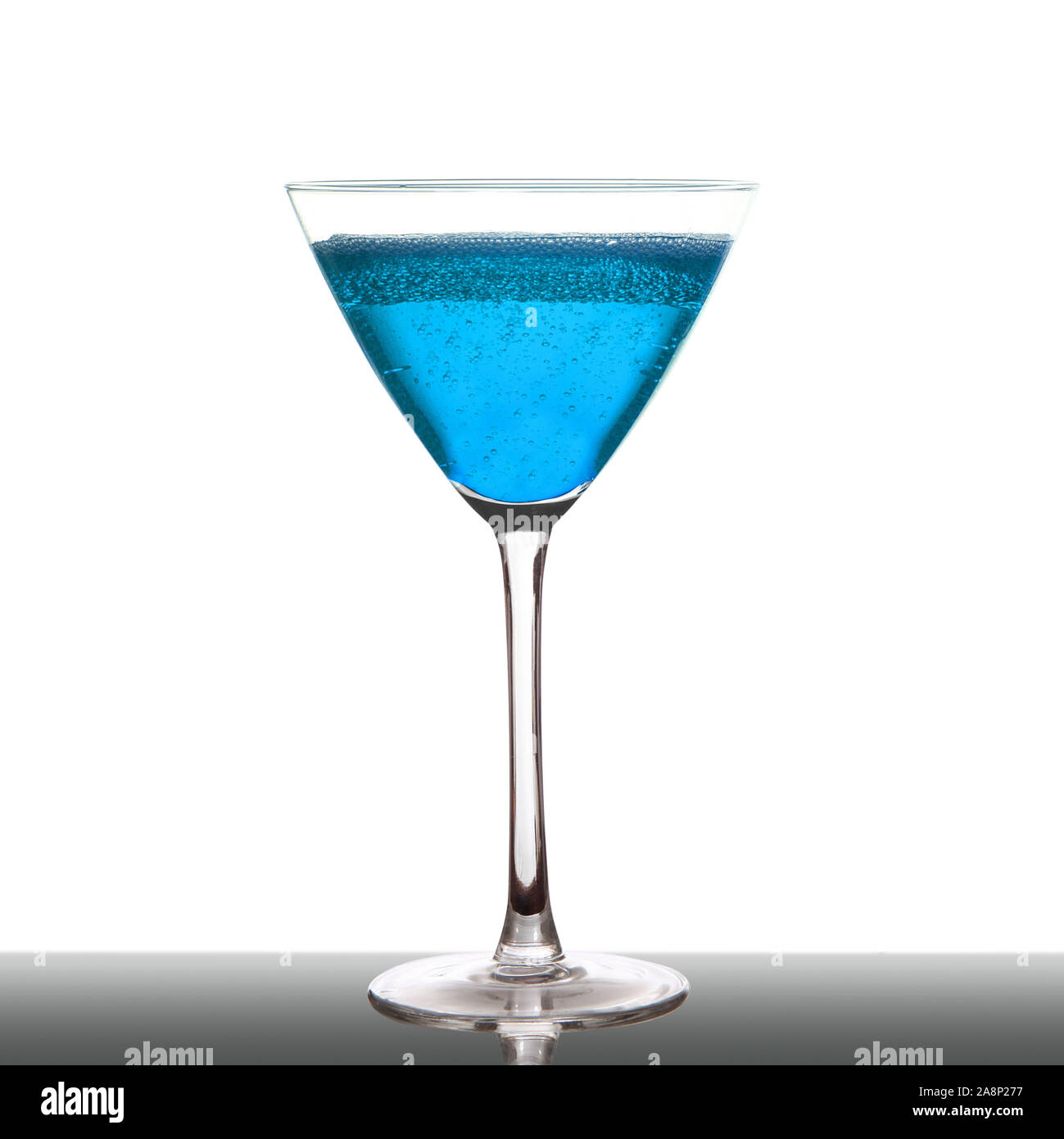 glass of cocktail on white background Stock Photo - Alamy
