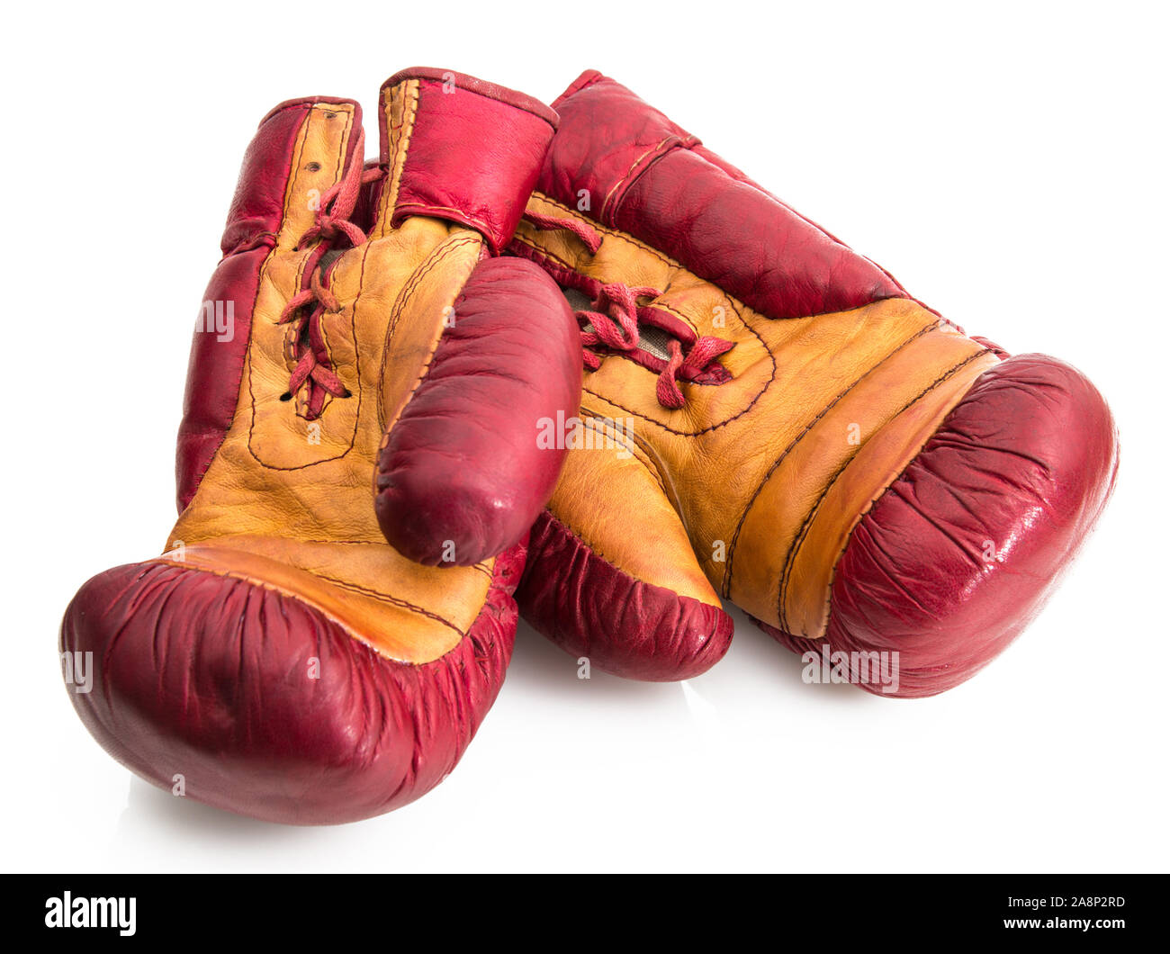 Boxing gloves isolated on white background Stock Photo - Alamy