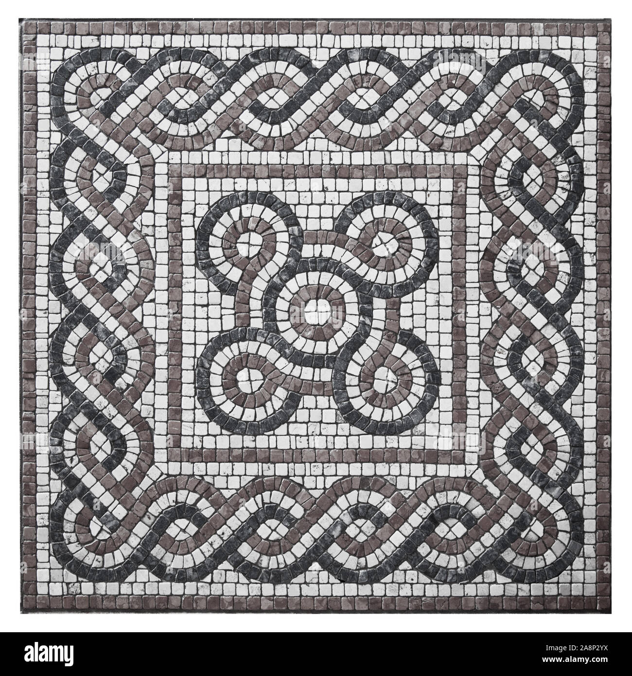 Texture stone wall mosaic Cut Out Stock Images & Pictures - Alamy