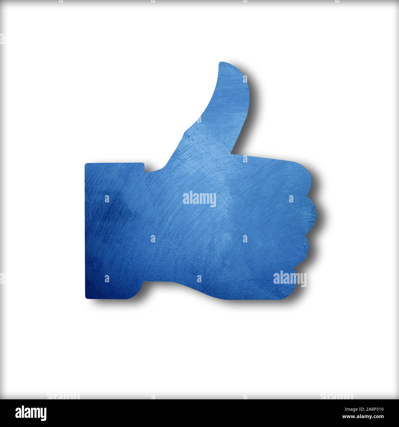 Thumb symbol raised in OK sign Stock Photo - Alamy