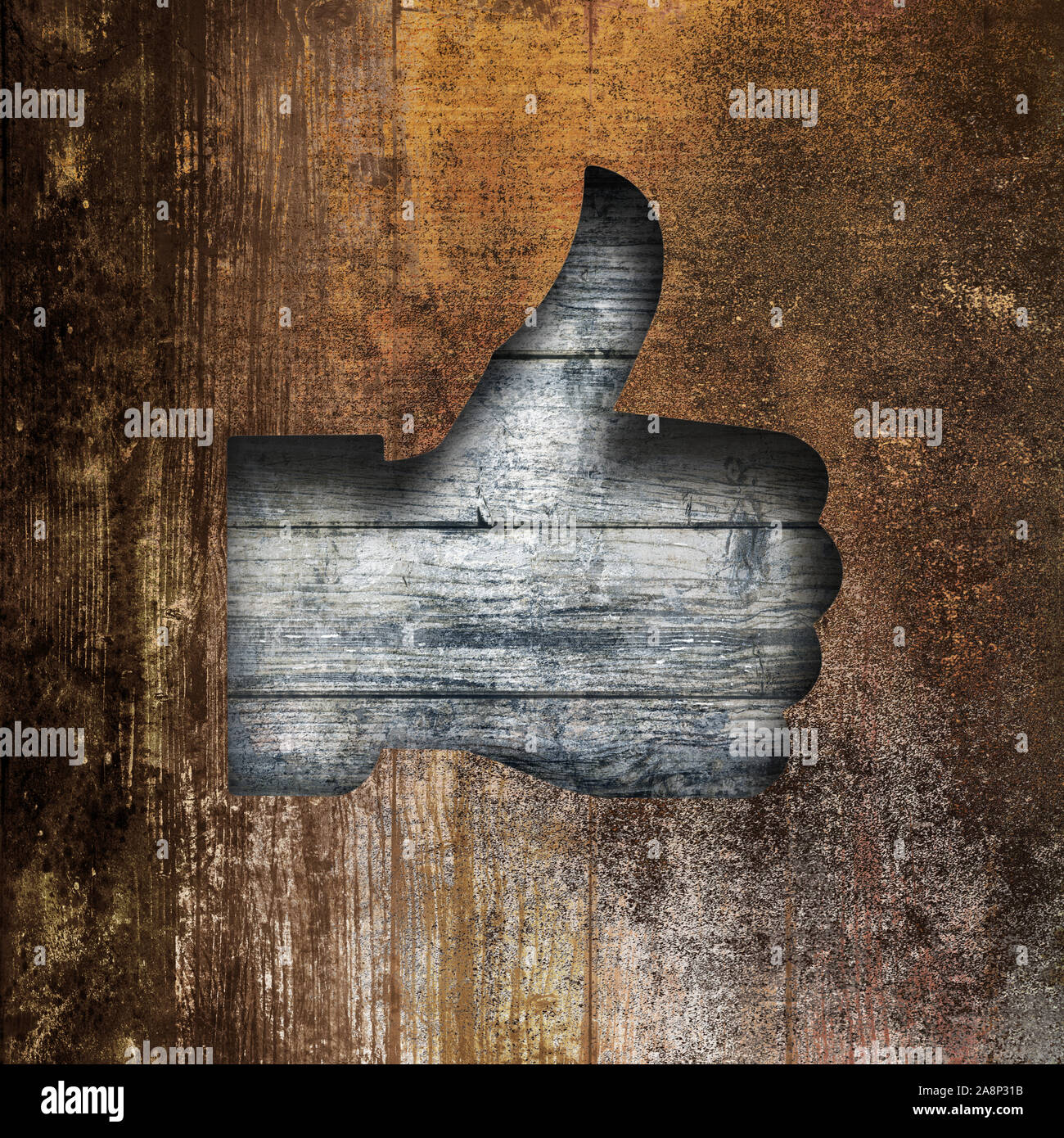 Thumb symbol raised in OK sign Stock Photo - Alamy