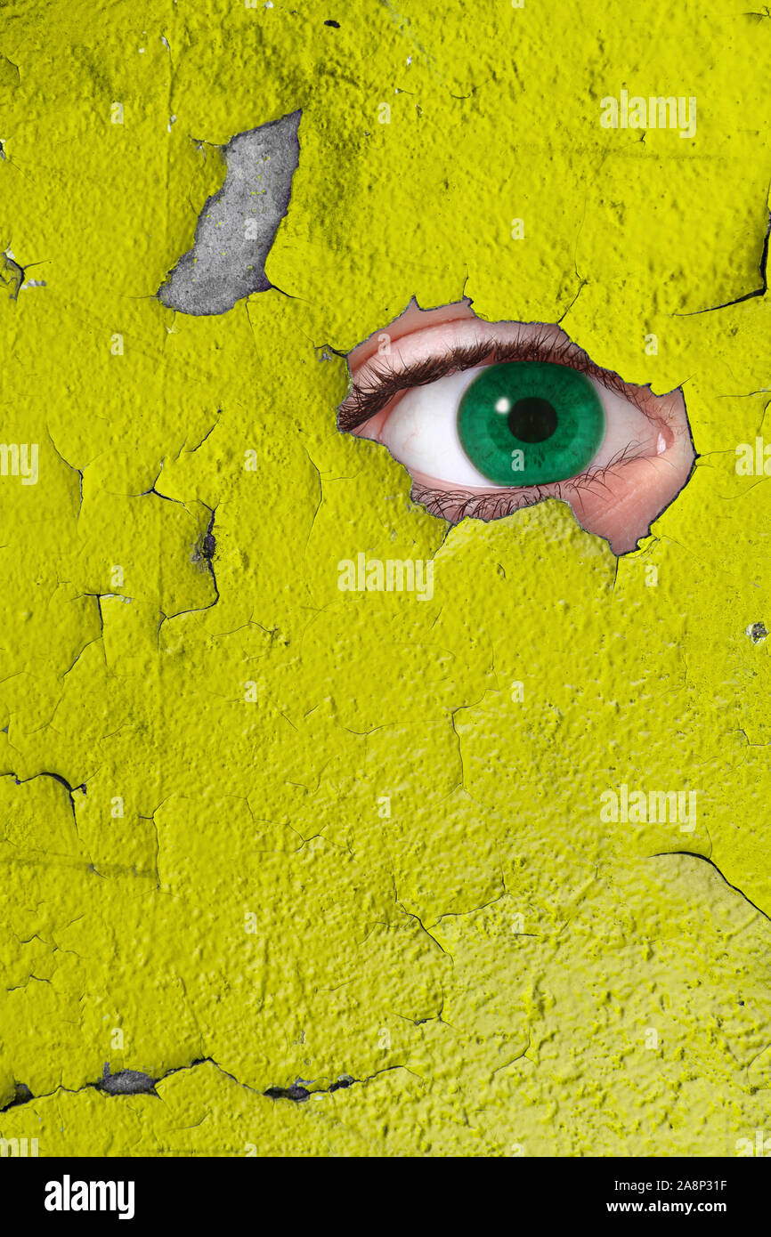 Spying through hi-res stock photography and images - Alamy