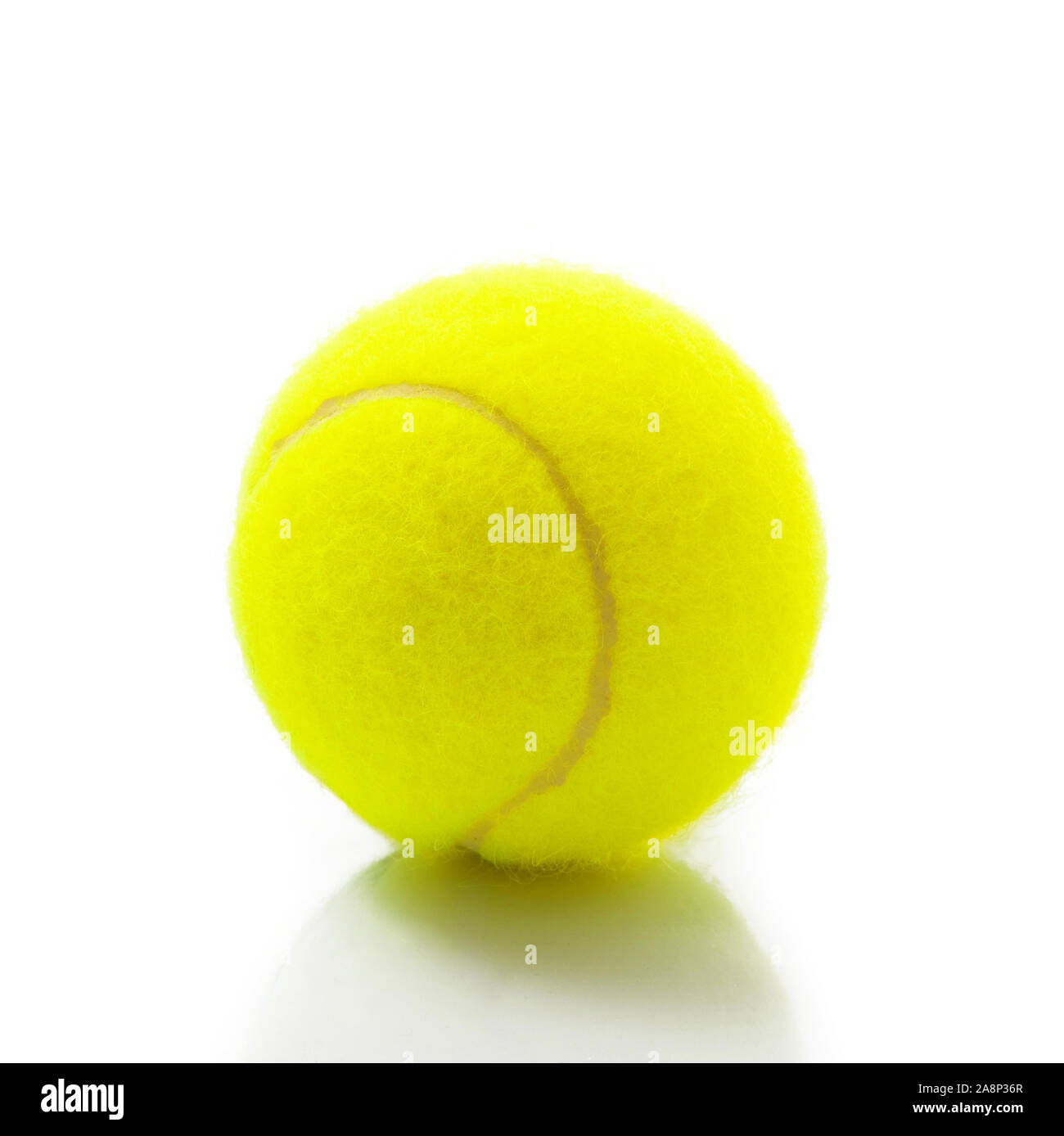 isolated tennis ball on white background Stock Photo - Alamy