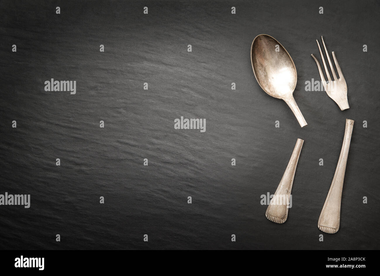 Old broken fork hi-res stock photography and images - Alamy