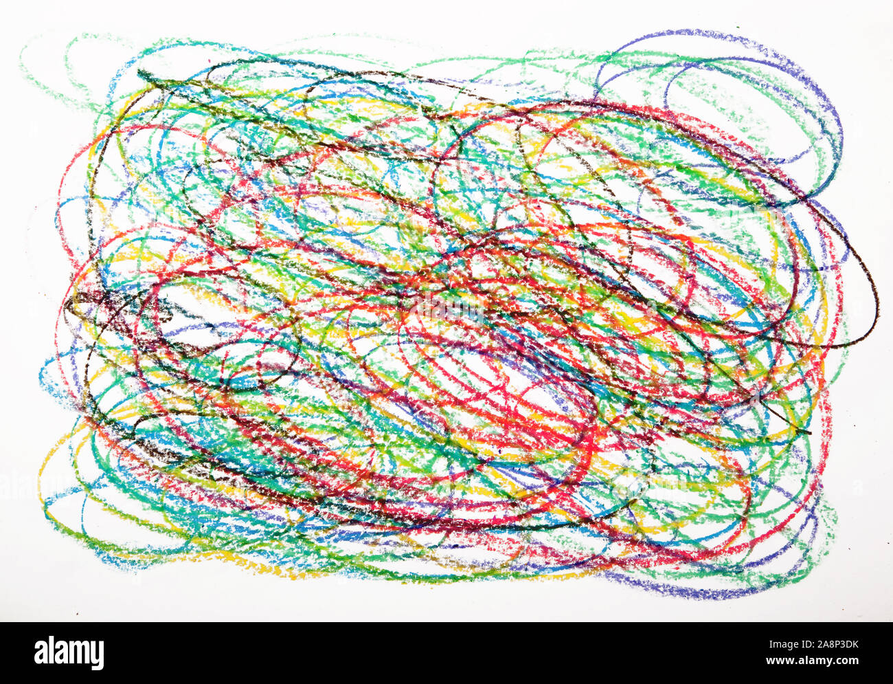 a childish doodle on a white background Stock Photo - Alamy