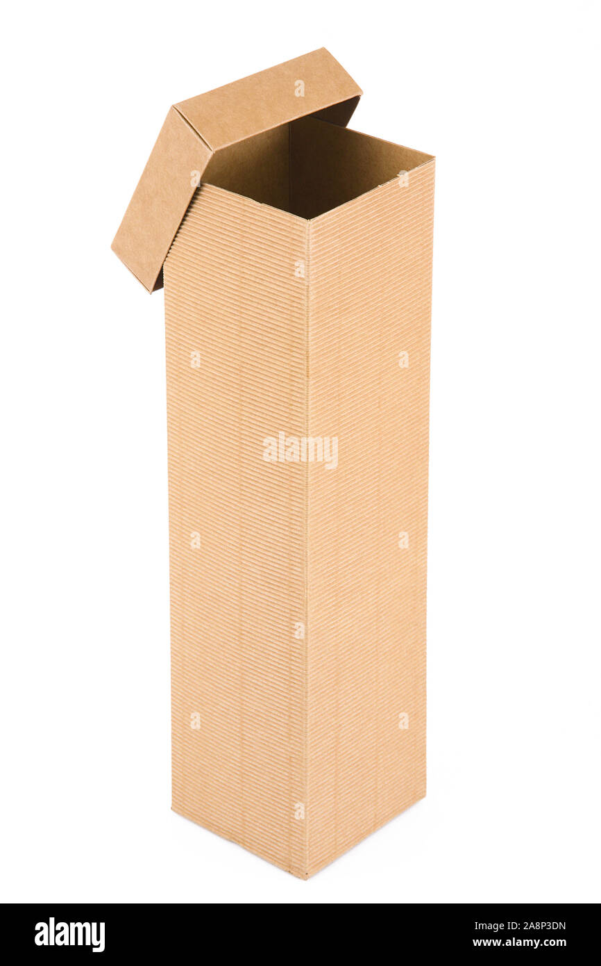 carton box on white background Stock Photo - Alamy