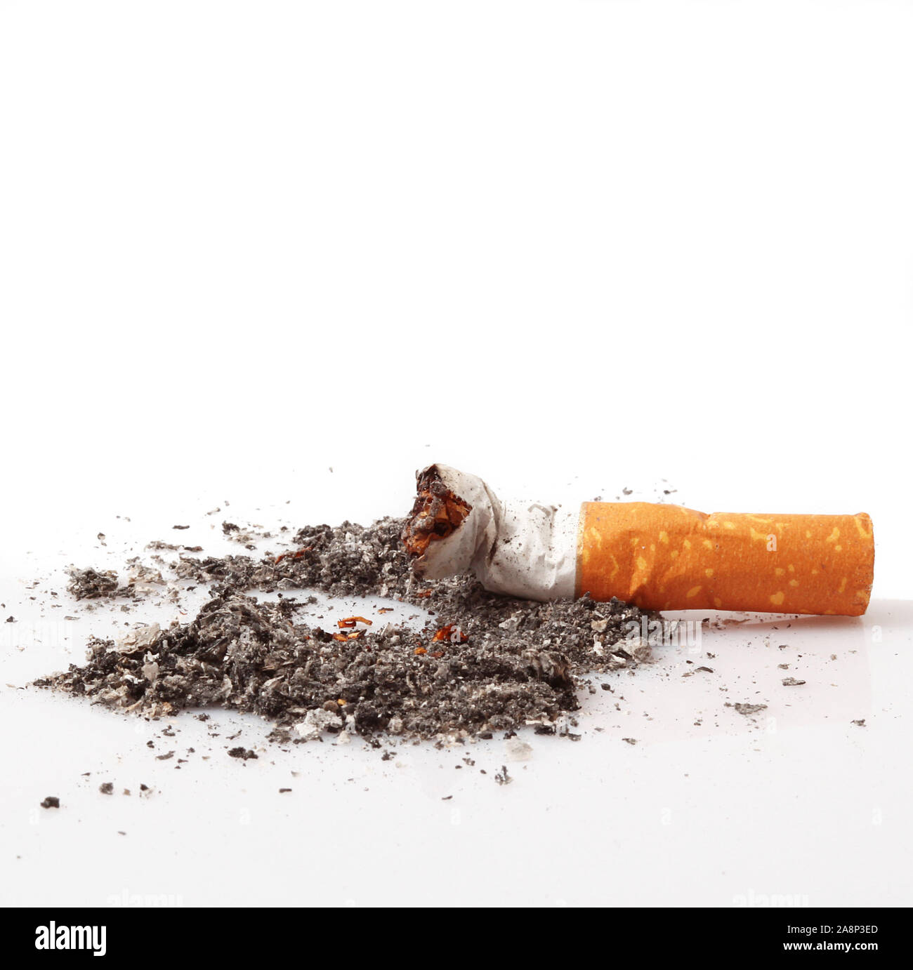 isolated cigarette on white background Stock Photo - Alamy