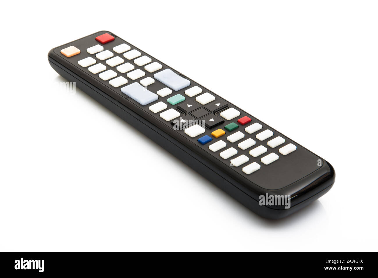isolated remote control on white background Stock Photo - Alamy