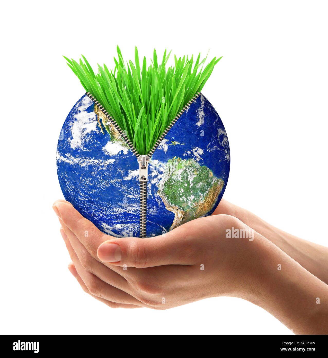 Planet earth hand held hi-res stock photography and images - Alamy