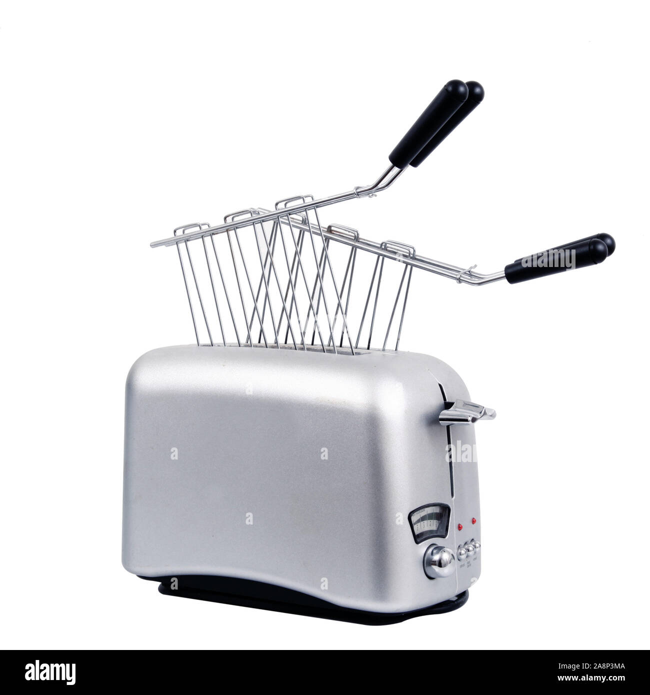 isolated toaster on white background Stock Photo - Alamy