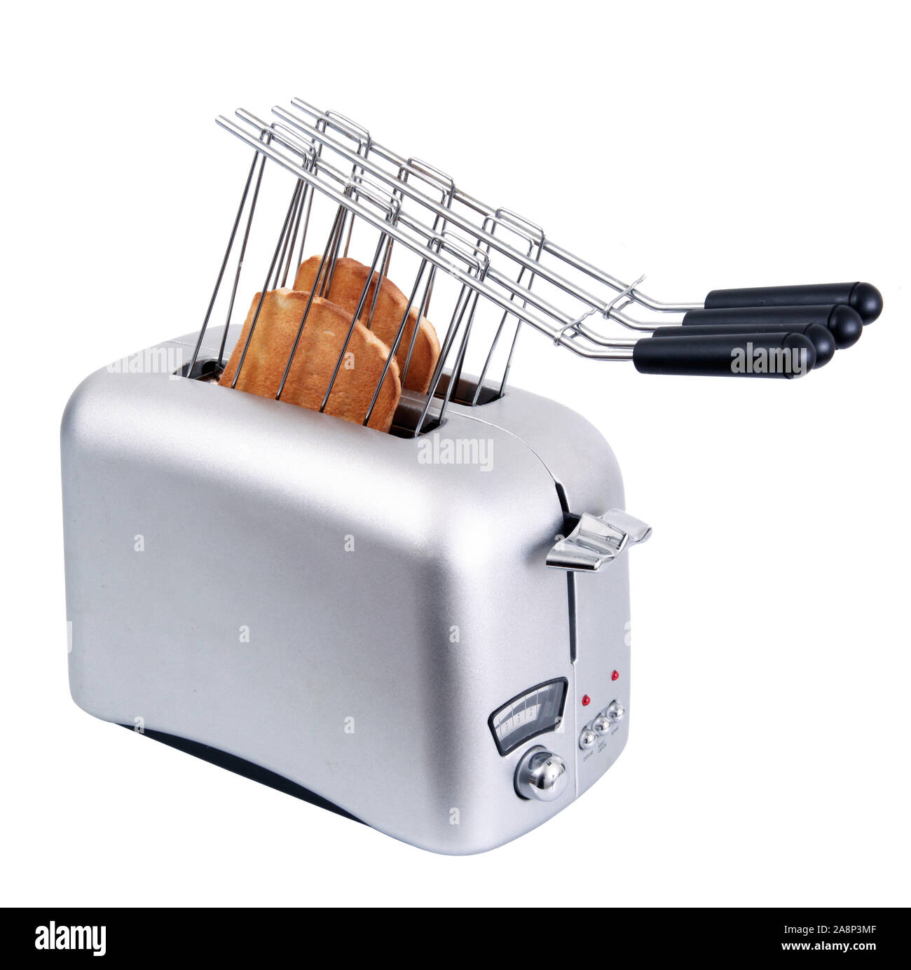 isolated toaster on white background Stock Photo - Alamy