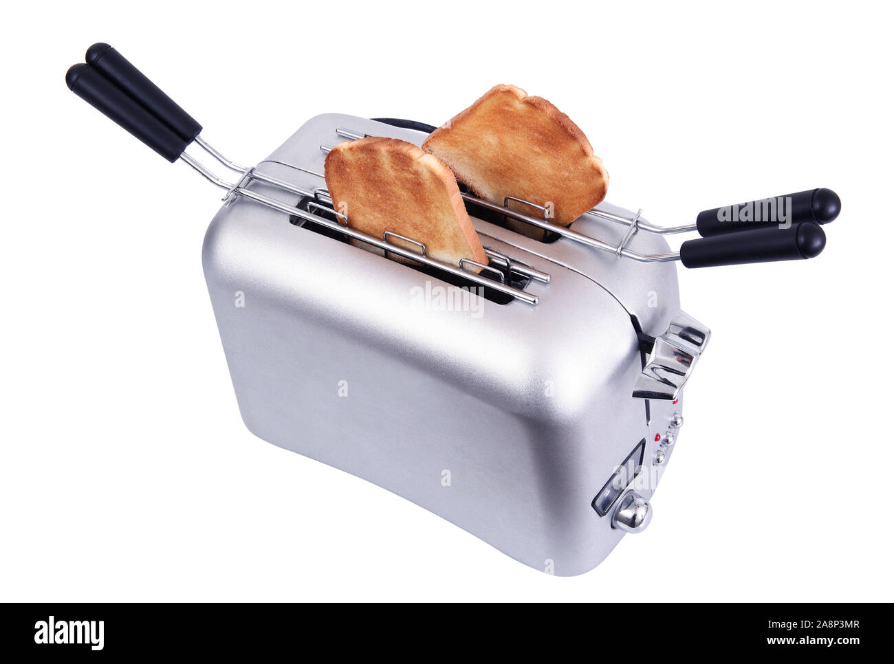 isolated toaster on white background Stock Photo - Alamy