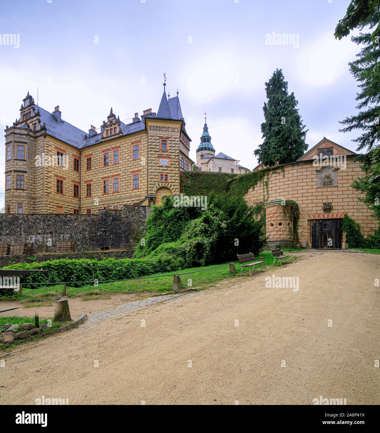 Castle Frydland, Czech Republic, Europe Stock Photo - Alamy