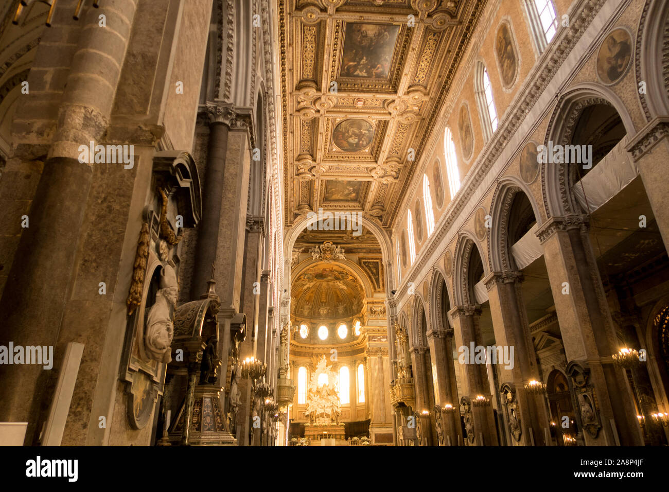 Duomo di napoli dome naples hi-res stock photography and images - Alamy