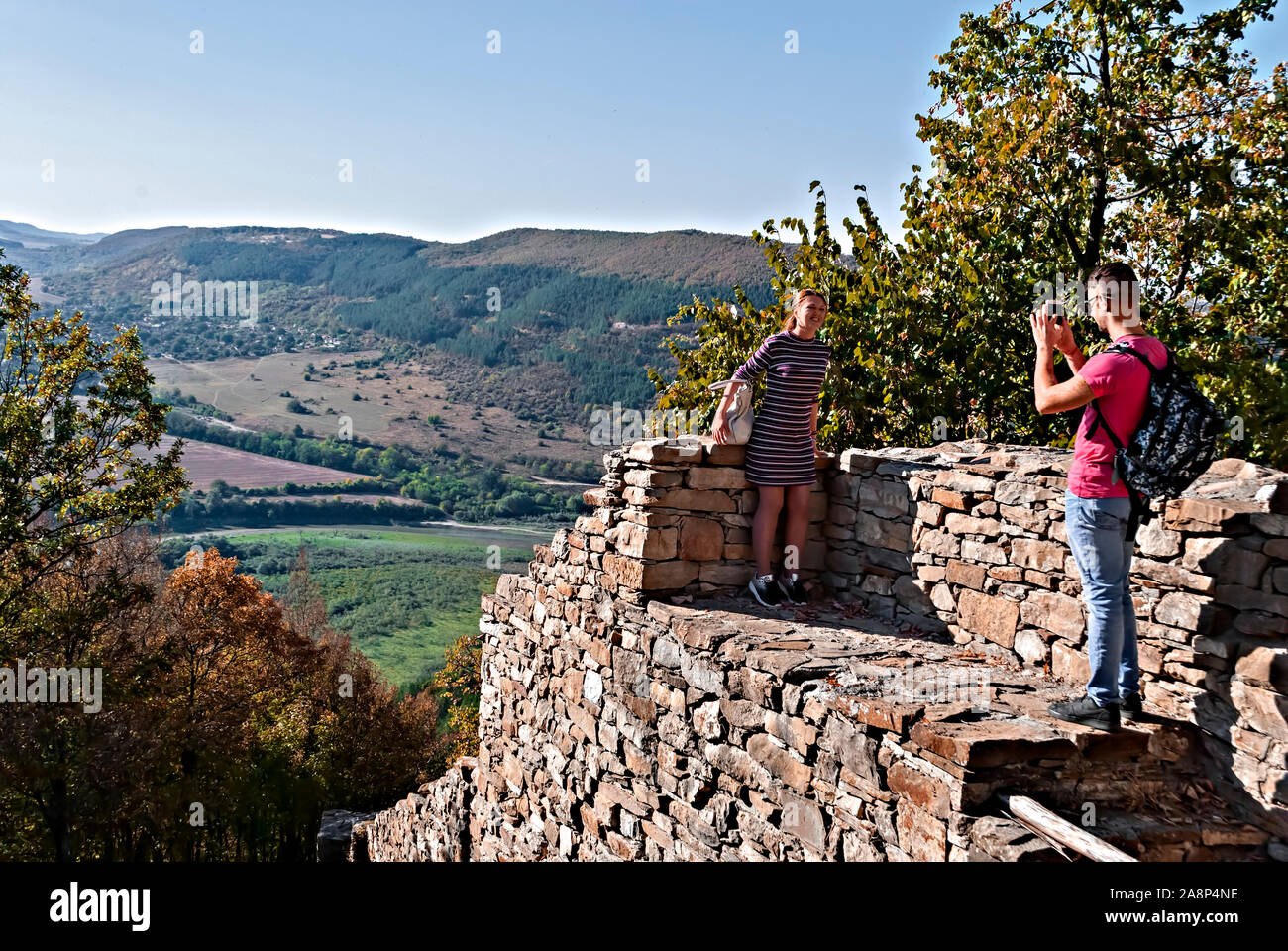Ruins of a medieval castle. Balkan Mountains, Bulgaria Stock Photo - Alamy