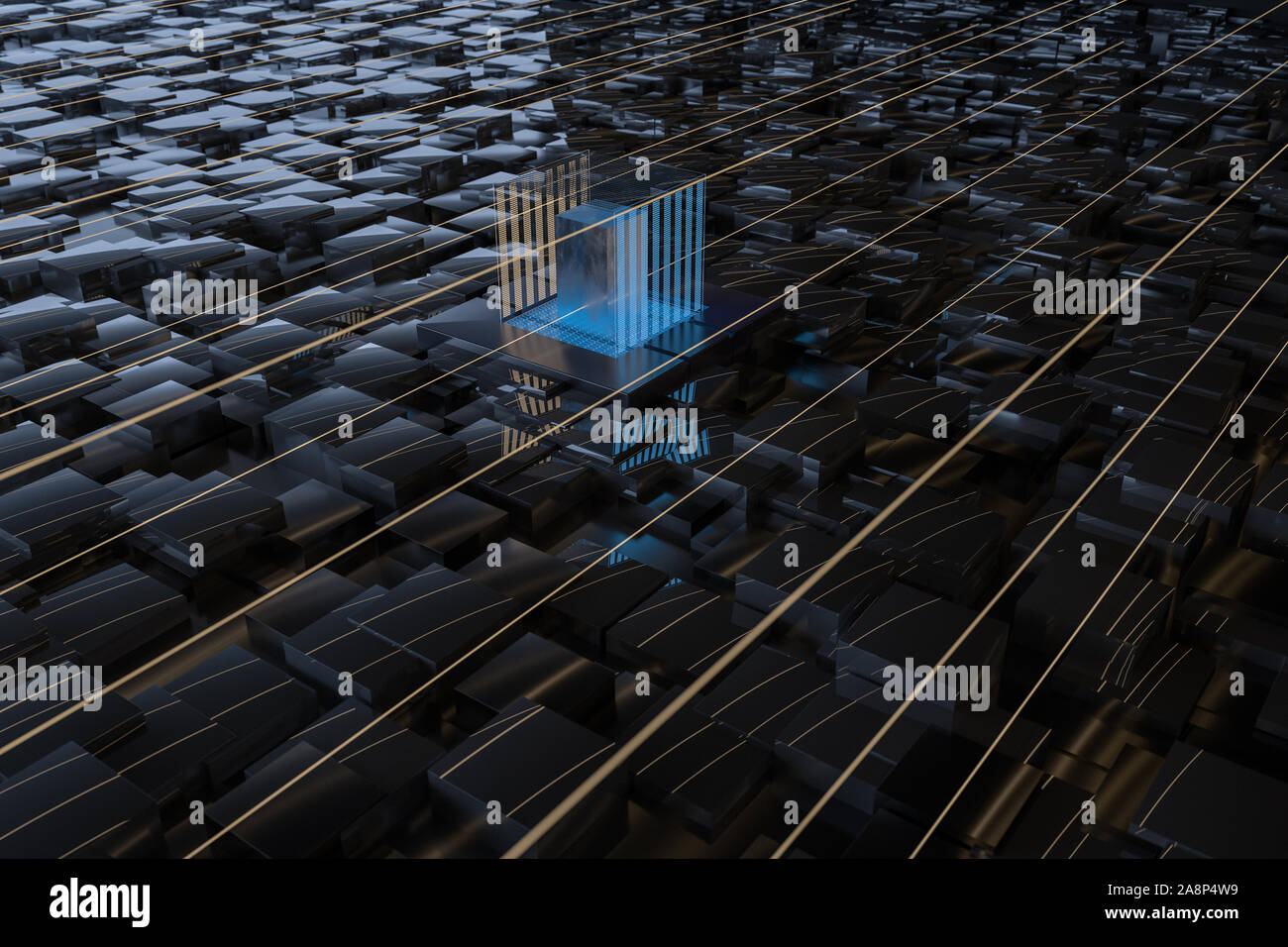 Glowing golden motherboard hi-res stock photography and images - Alamy