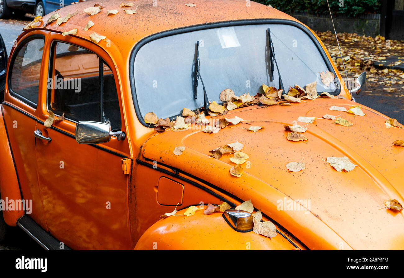 Vw Beetle Orange High Resolution Stock Photography and Images - Alamy