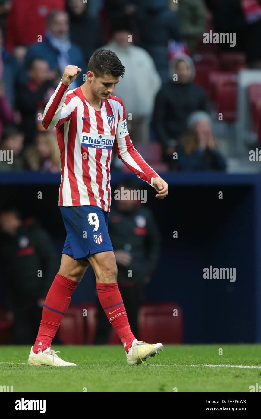 Madrid, Spain; 10/11/2019.- Soccer of La Liga match 13, Atletico de ...