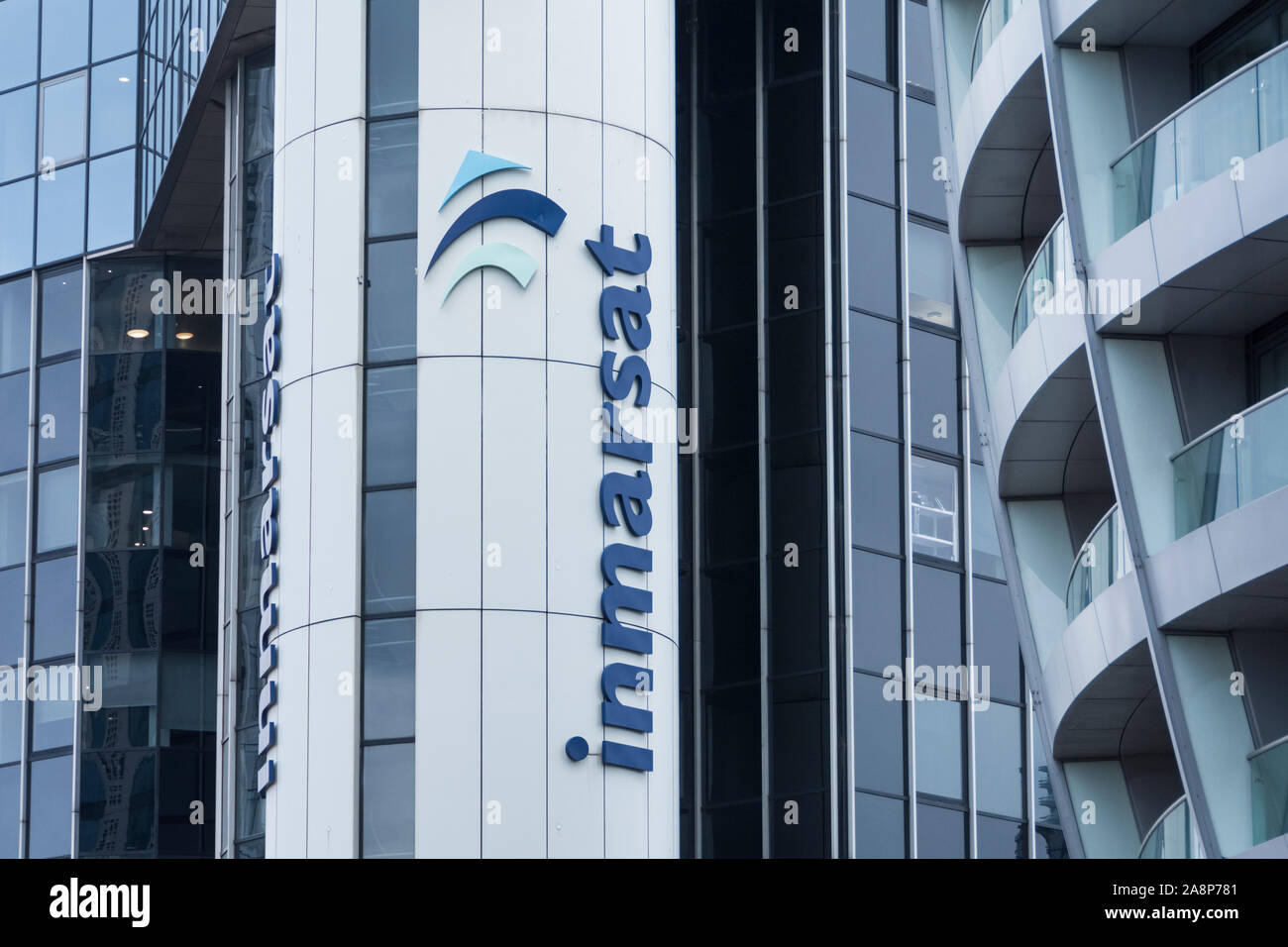 Inmarsat head office on Old Street Roundabout, London, UK Stock Photo ...