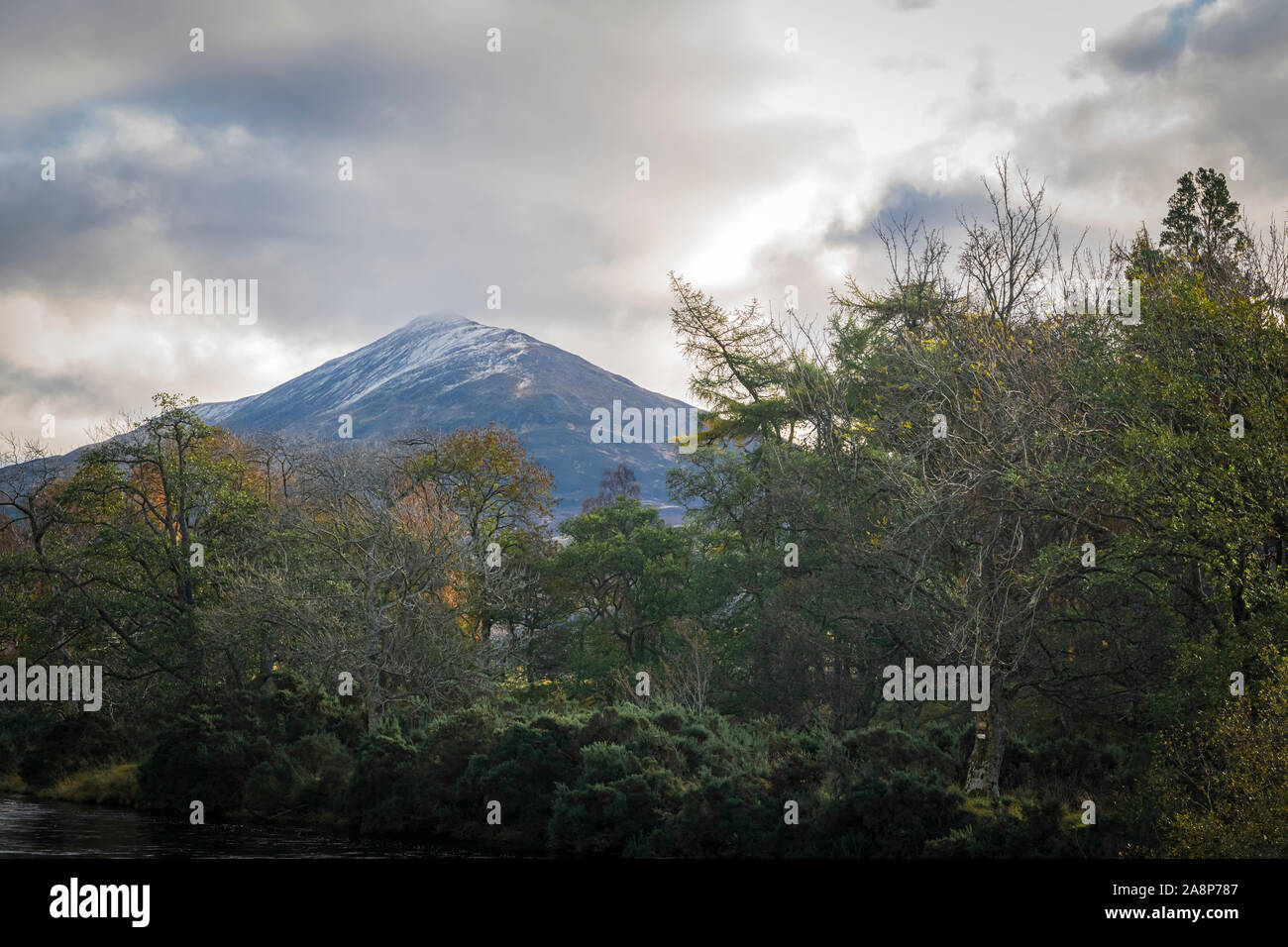 Schiehallion from river tummel hi-res stock photography and images - Alamy