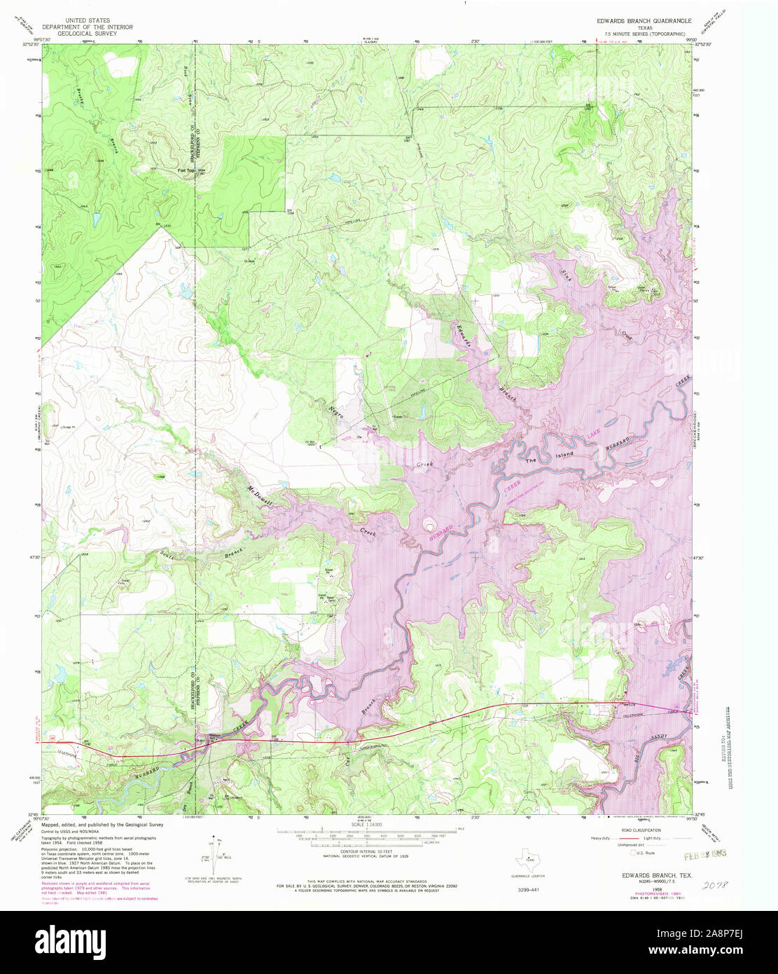 Edwards map Cut Out Stock Images & Pictures - Alamy