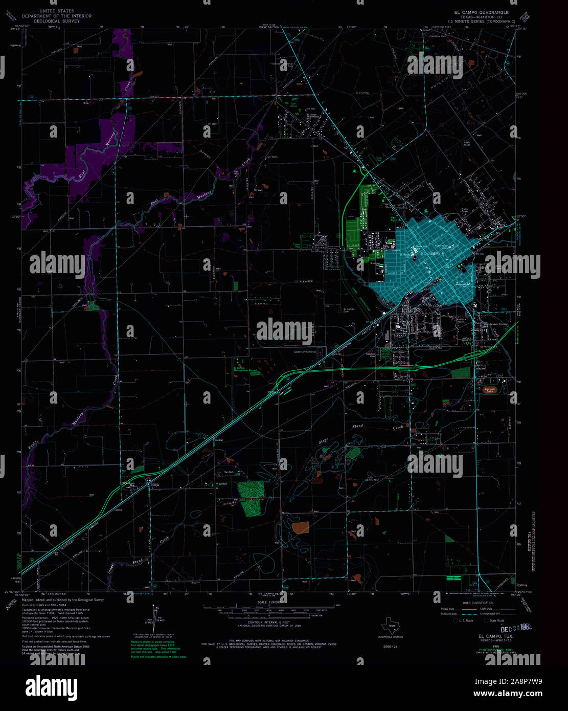 El campo map hi-res stock photography and images - Alamy