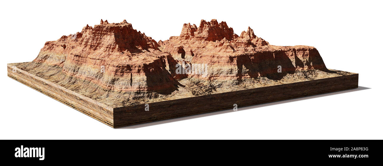 Geology rock cross section mountain hi-res stock photography and images ...