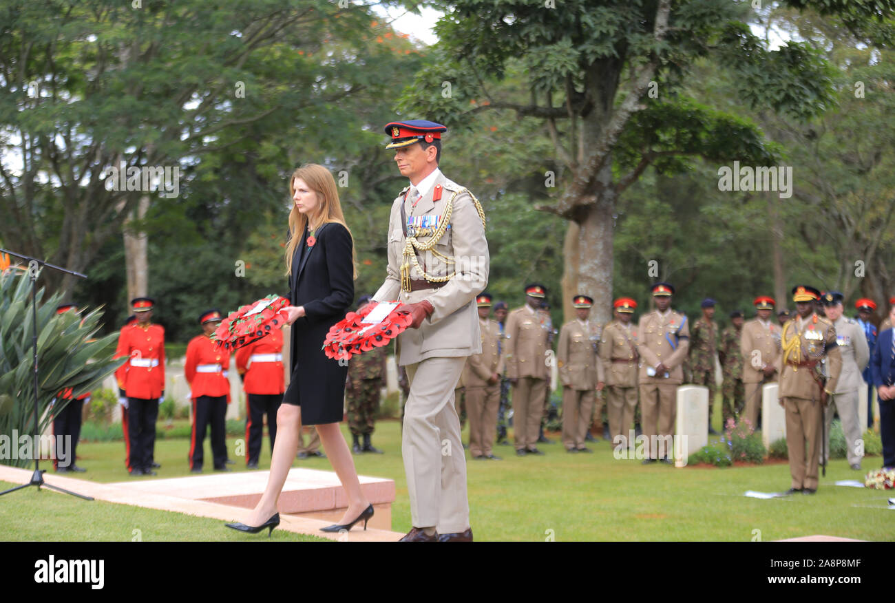 Brig. Mark Thornhill CBE, British (right) with British High ...