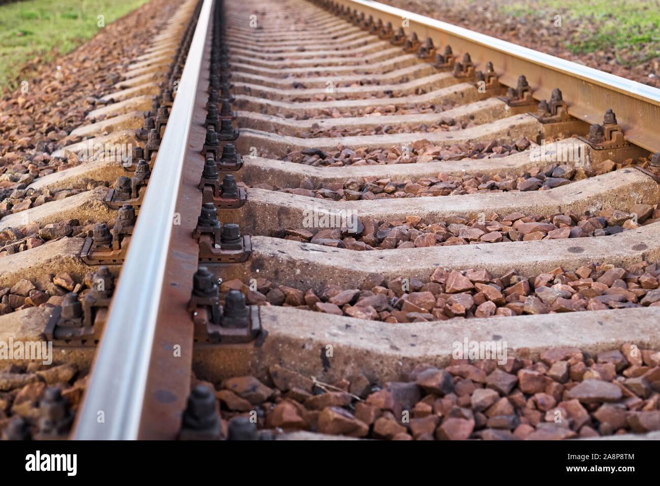 Close up railway track hi-res stock photography and images - Alamy