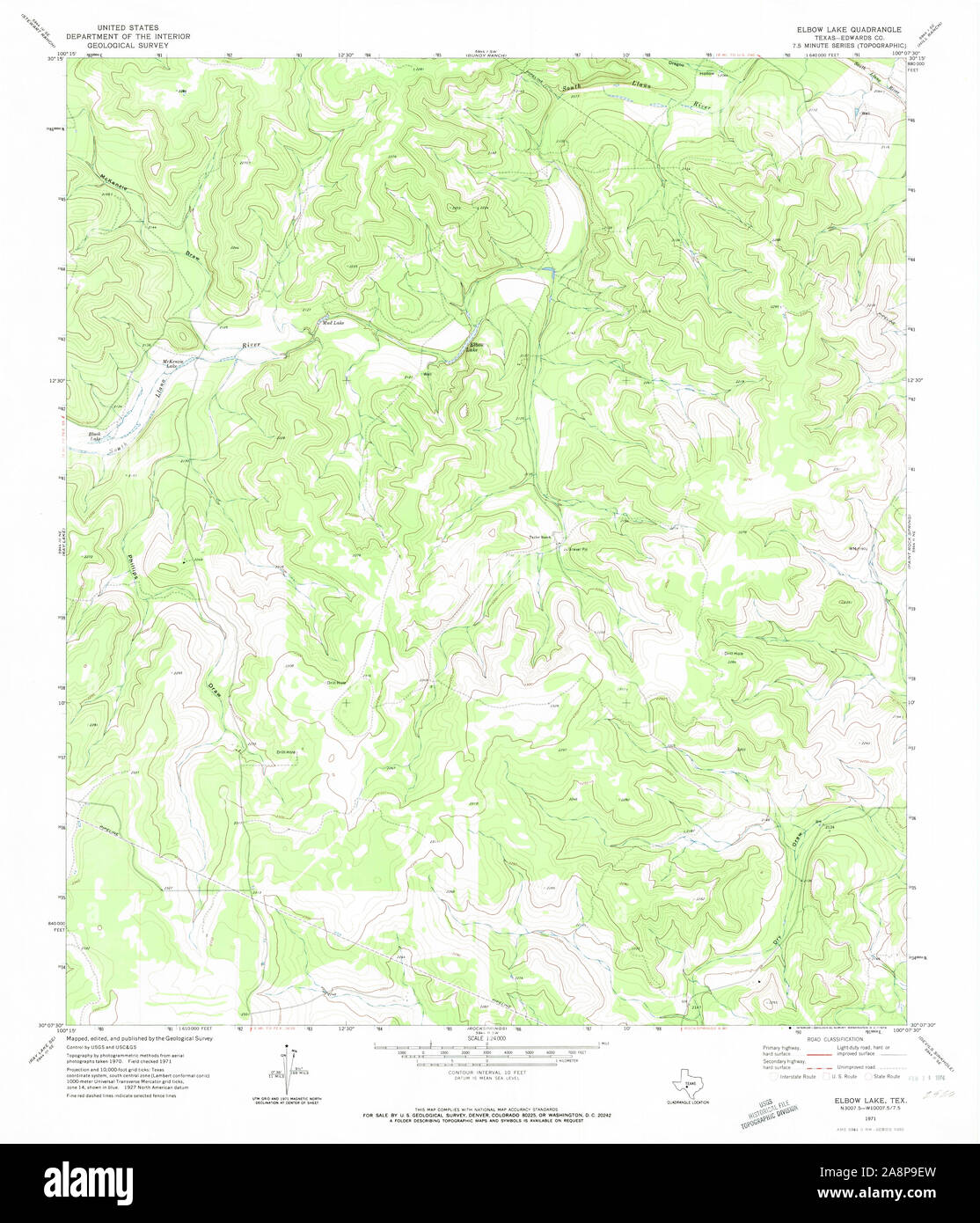 Elbow lake map hi-res stock photography and images - Alamy