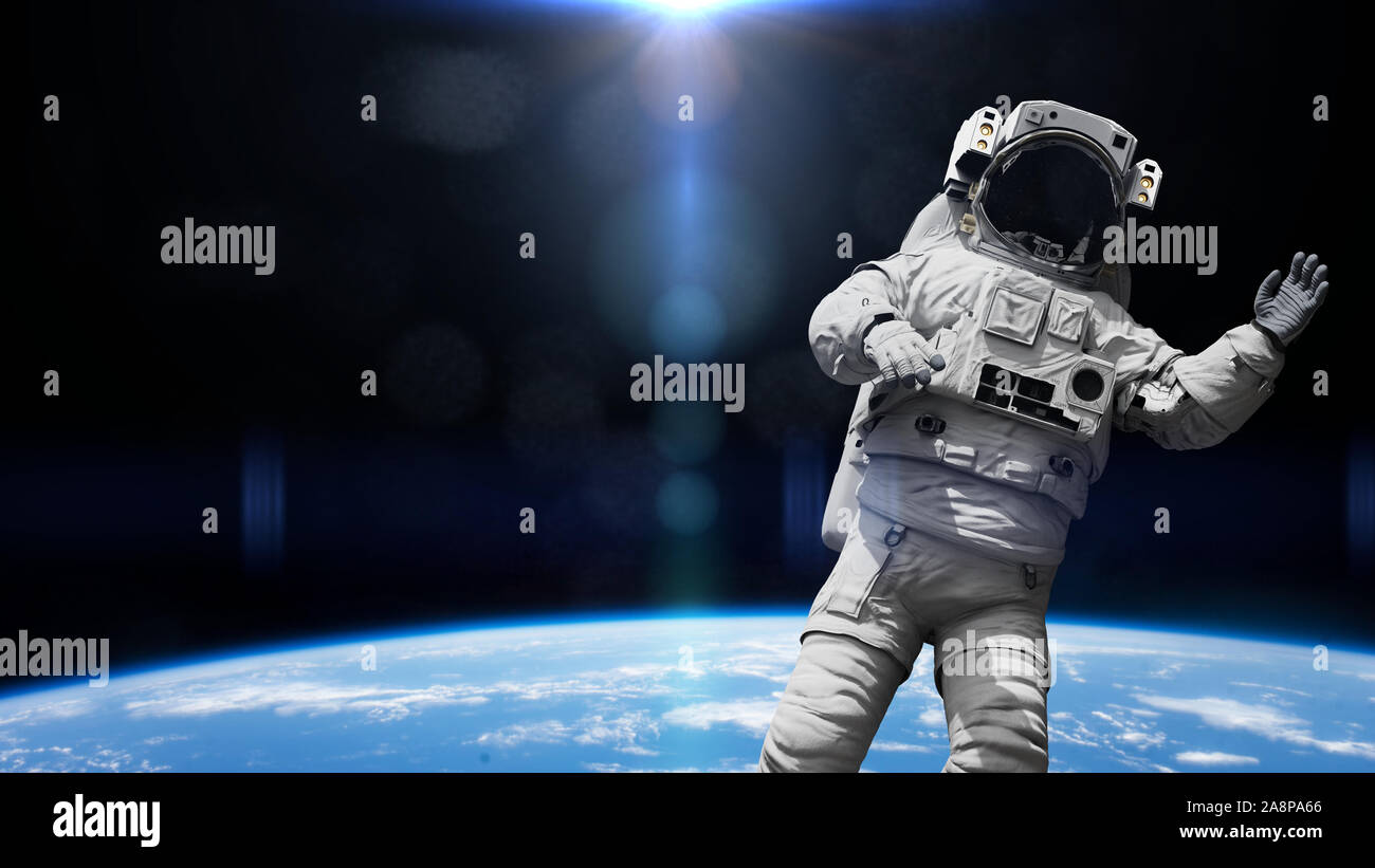 Astronaut in orbit hi-res stock photography and images - Alamy