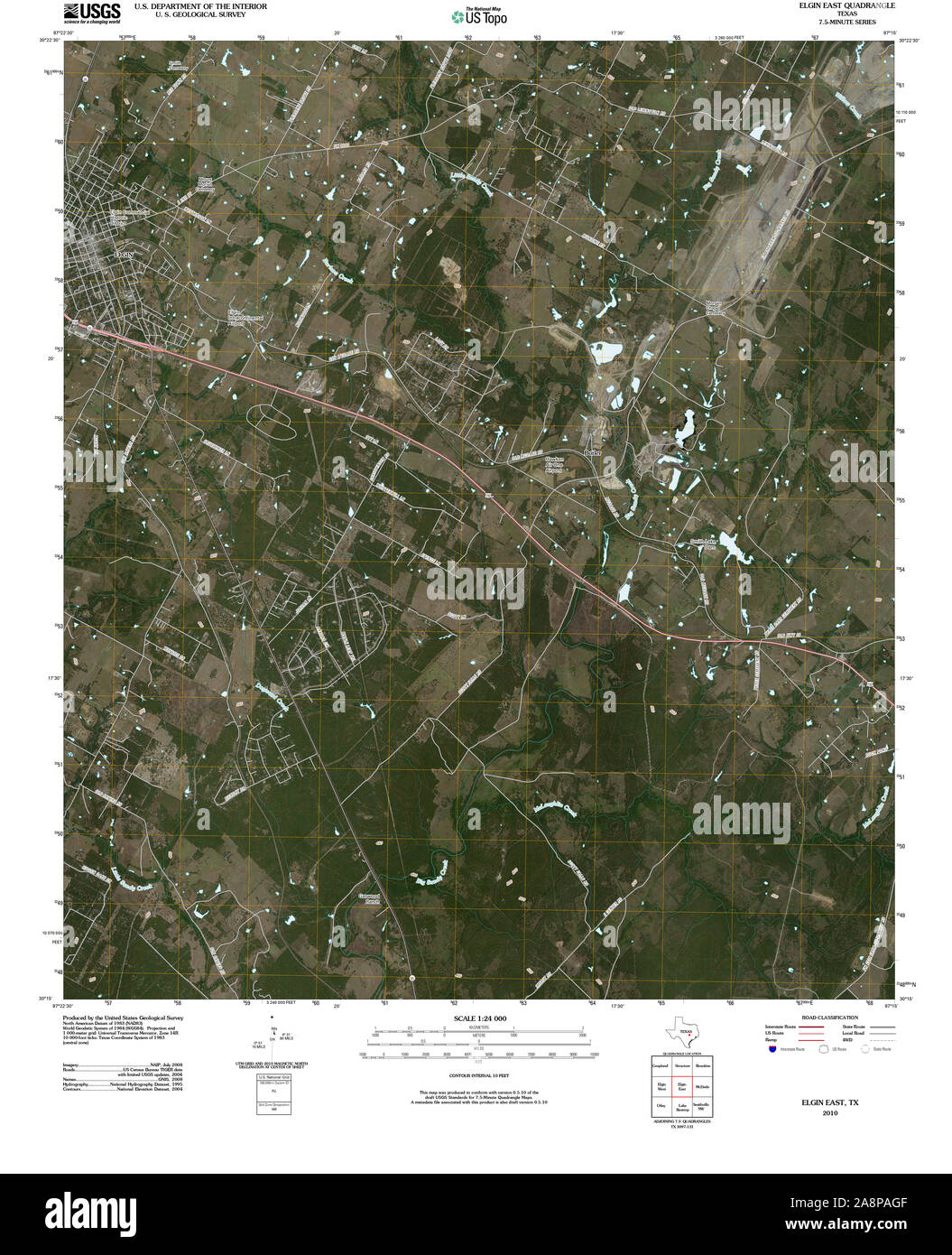 Elgin map Cut Out Stock Images & Pictures - Alamy