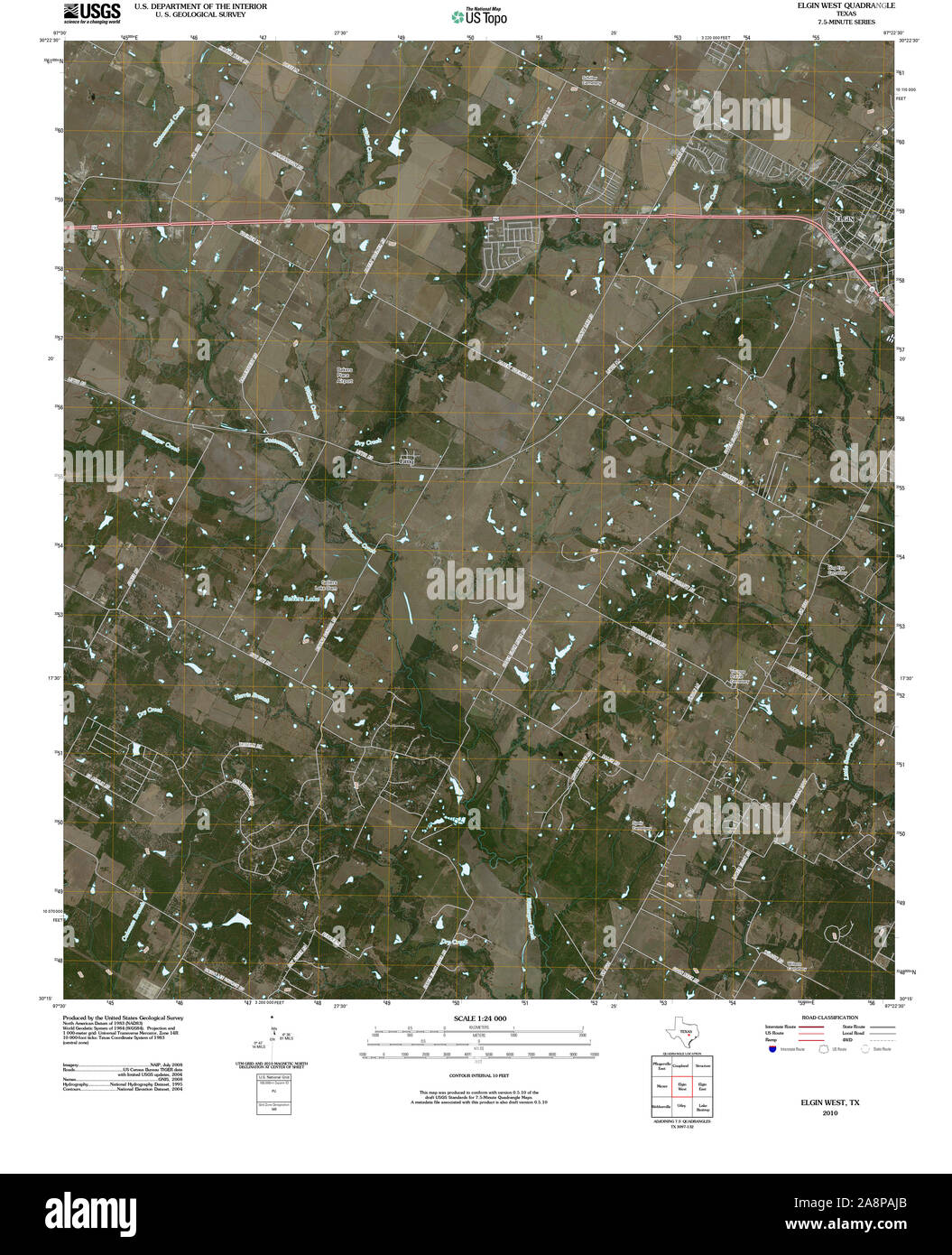 Map of elgin Cut Out Stock Images & Pictures - Alamy