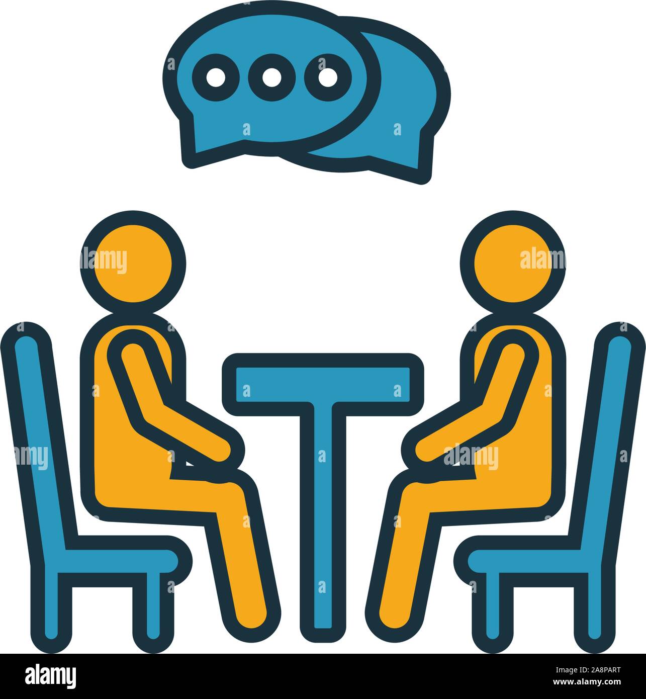 Negotiation icon. Simple element from soft skills icons collection ...