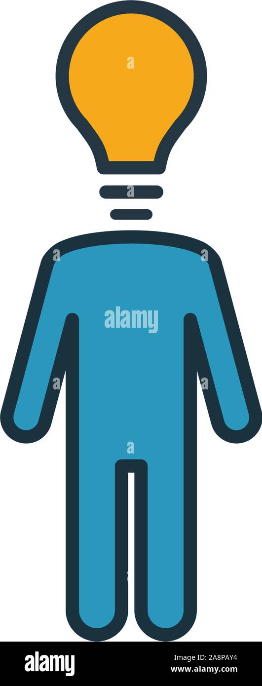 Creativity icon. Simple element from soft skills icons collection ...