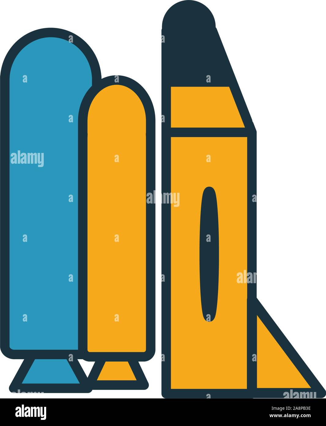 Spaceship icon. Simple element from space icons collection. Creative ...