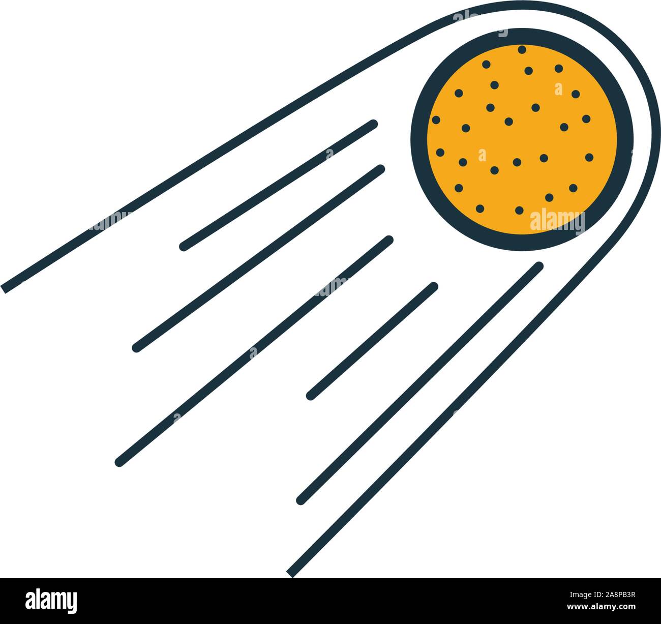 Comet icon. Simple element from space icons collection. Creative Comet ...