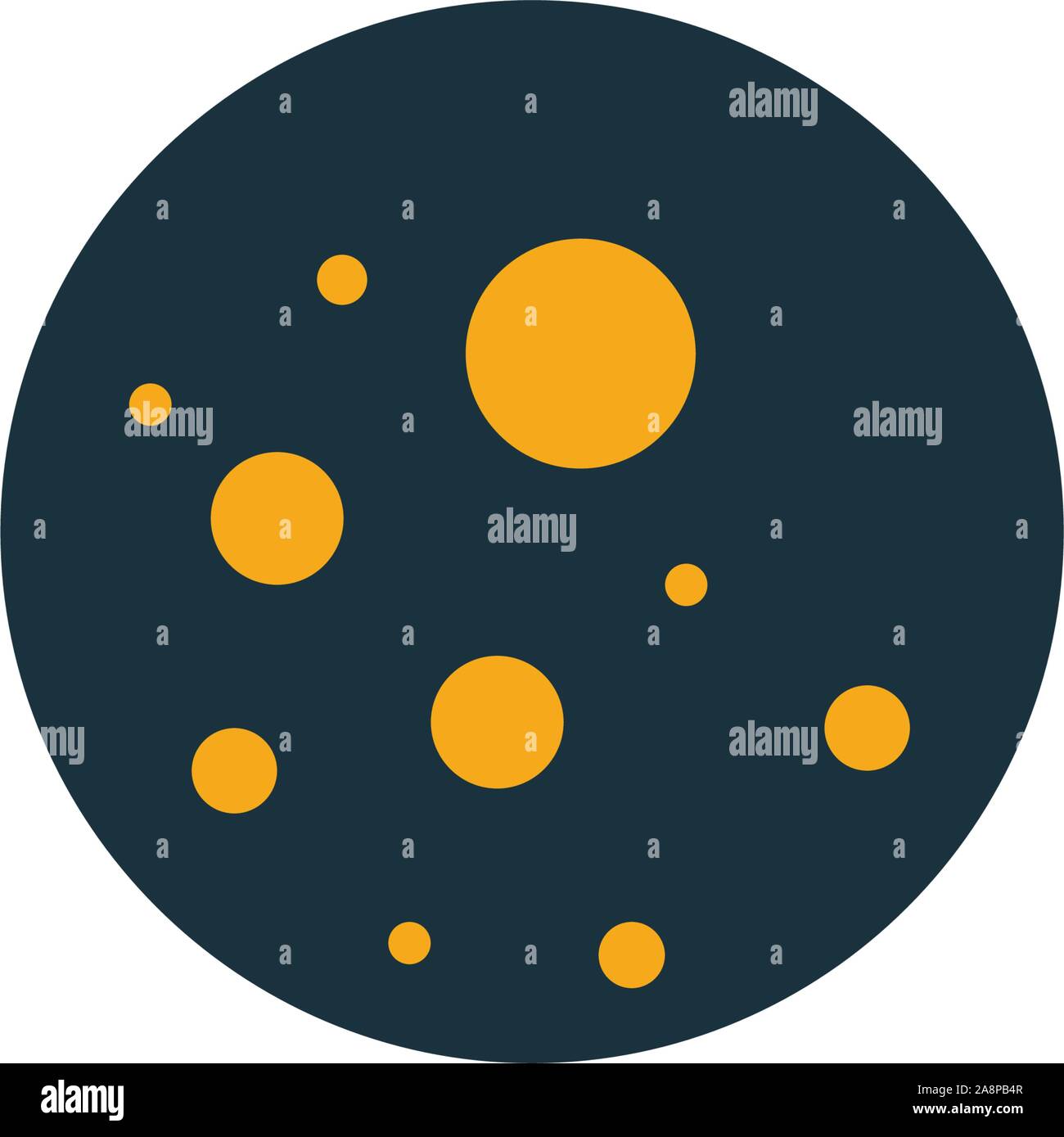 Moon icon. Simple element from space icons collection. Creative Moon ...