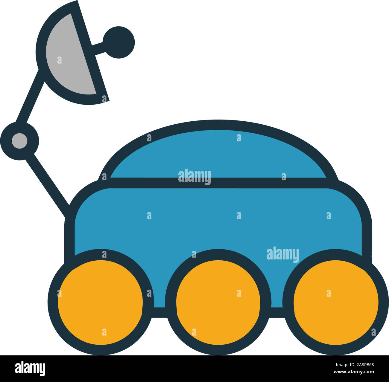 Moon-Rover icon. Simple element from space icons collection. Creative ...