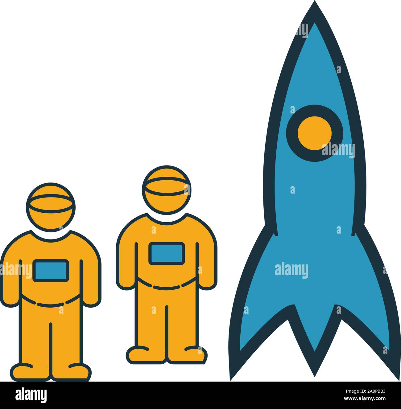 Space Team icon. Simple element from space icons collection. Creative ...